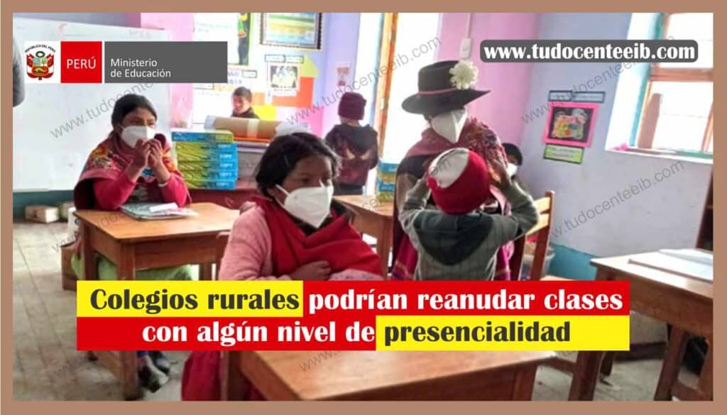 A partir del 19 de abril, más de 17.000 escuelas rurales podrían ...